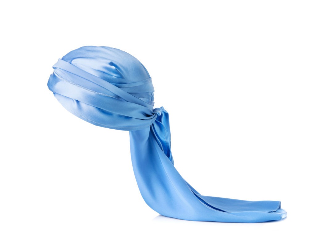 Sky Blue Silk Durag - 100% Authentic Pure Silk Durag (USA made)