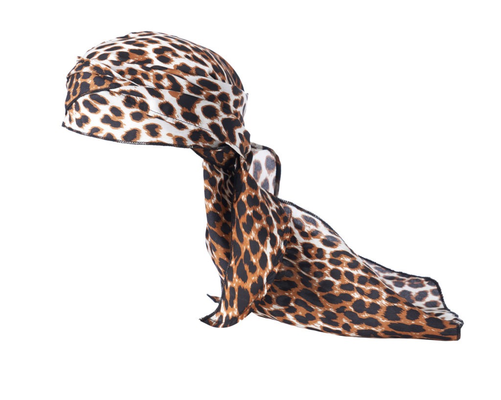 Leopard Silk Durag Pattern - 100% Authentic Pure Silk Durag (USA made)